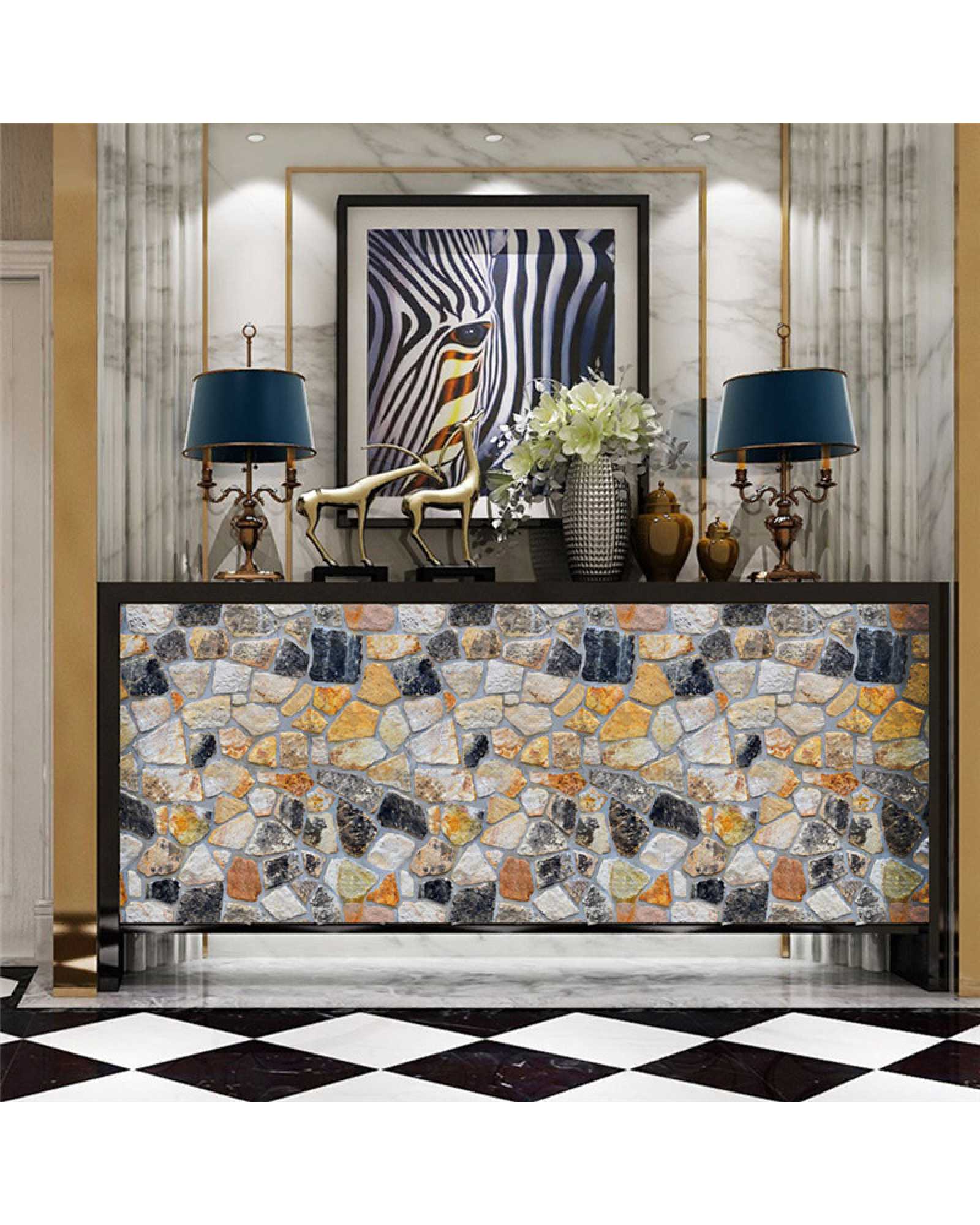 Multi Design Brick Wall Stickers