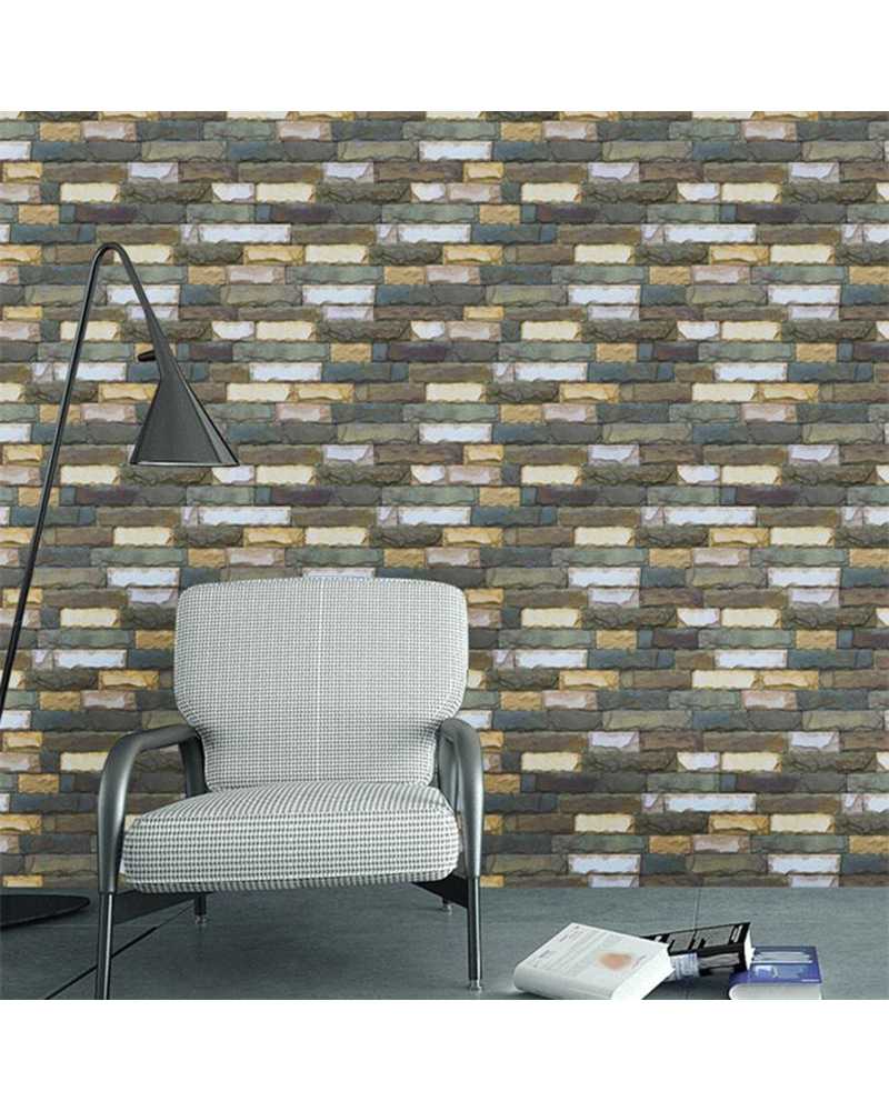 Multi Design Brick Wall Stickers