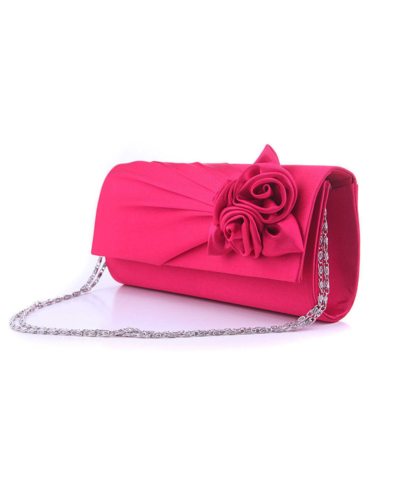 Flower Satin Prom Party Women Clutches / MIni Bag :: Wowflashy.com