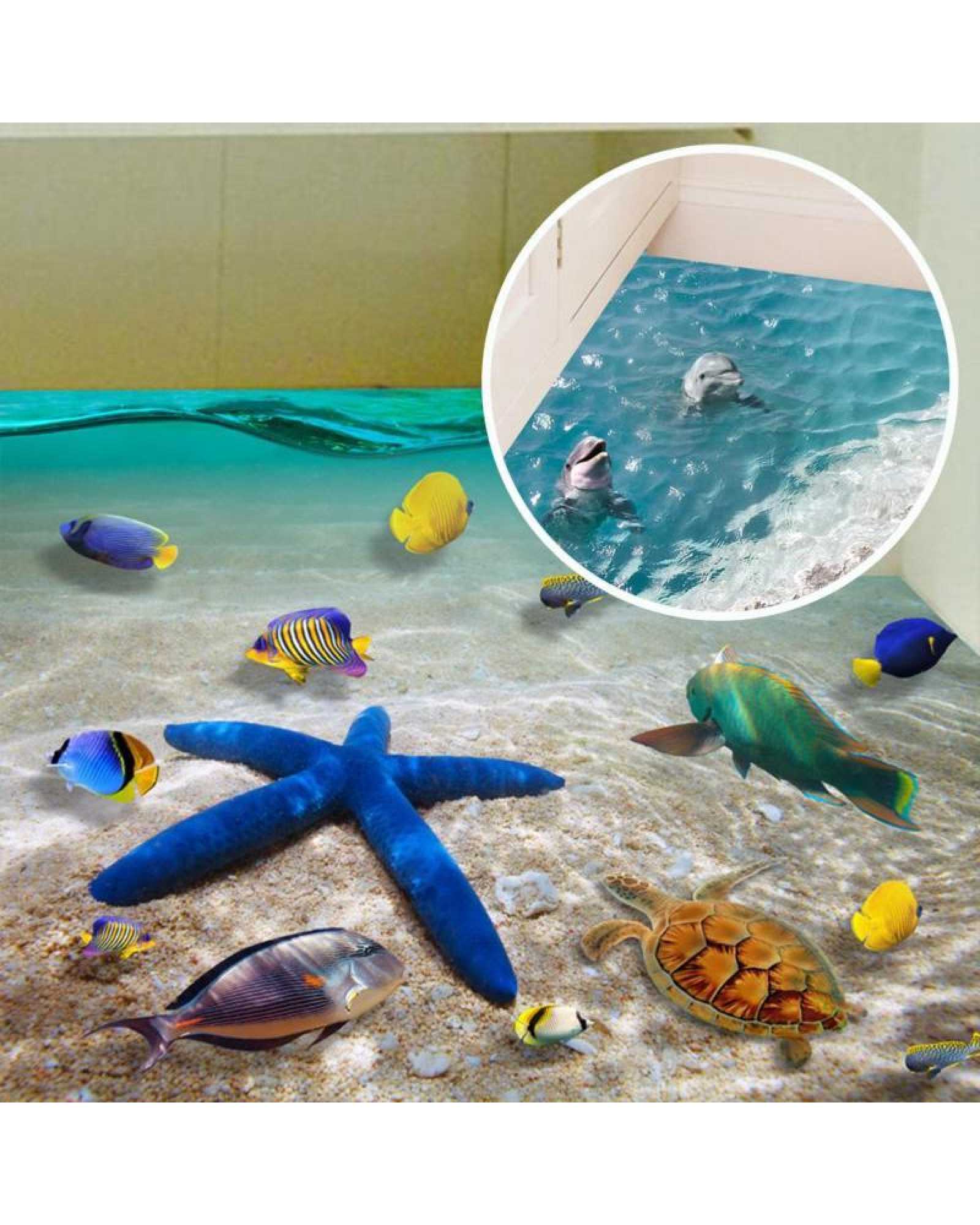 3D Multi Design Floor Stickers