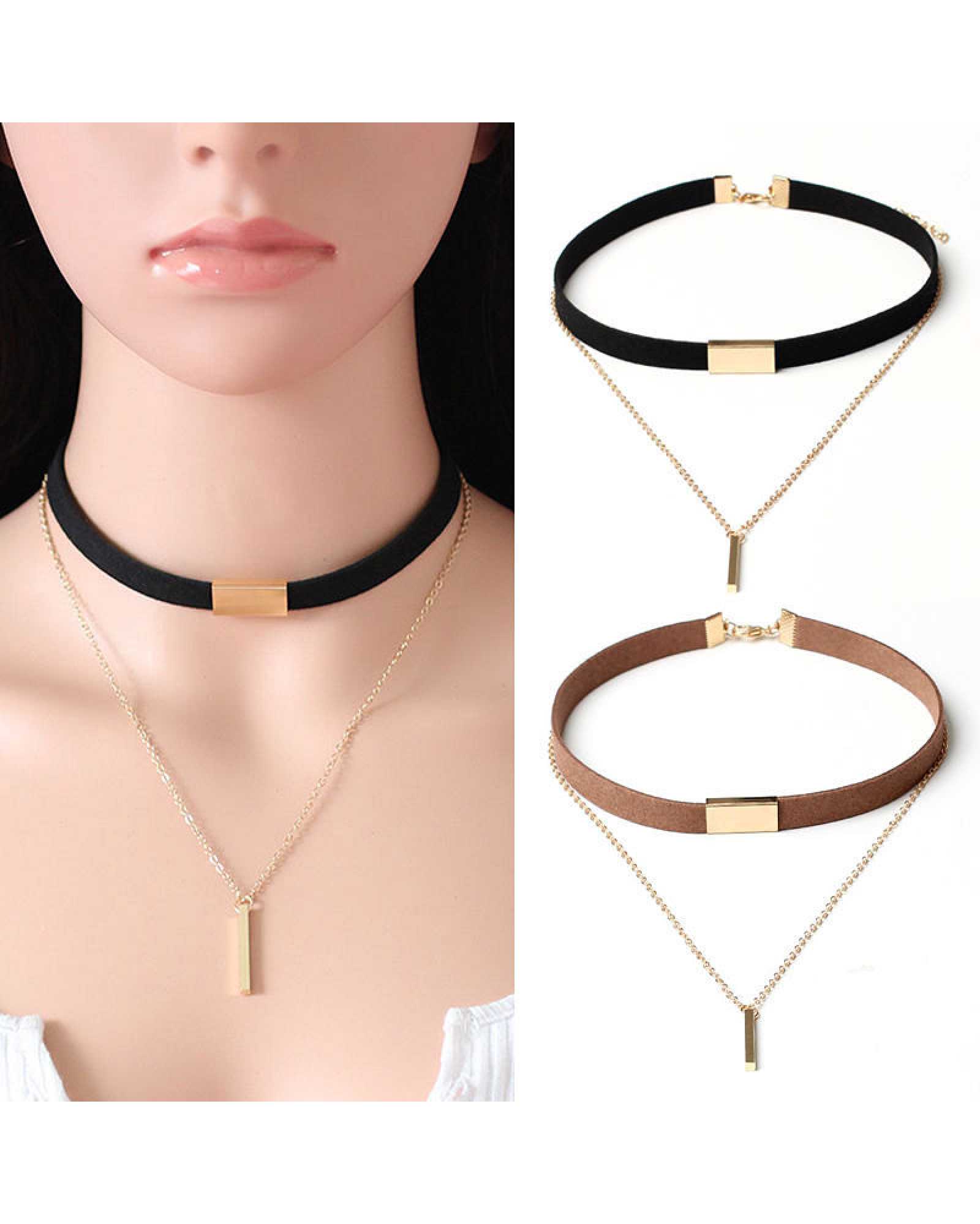 Fashion Velvet Choker Pendant :: Wowflashy.com