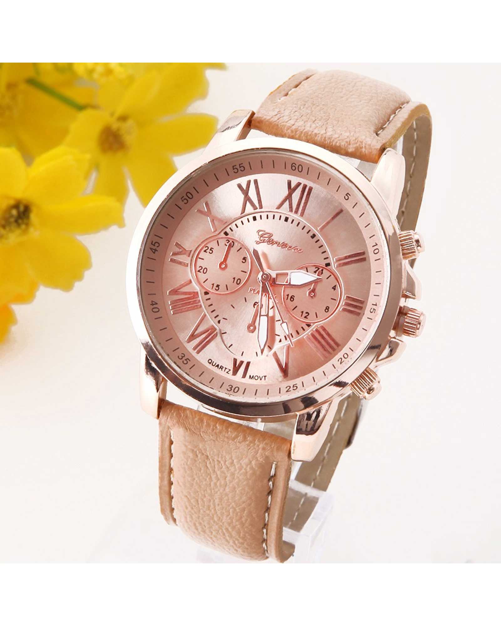 Classy PU Leather Women Watch :: Wowflashy.com